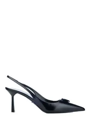 Prada PRADA Slingback Pumps With Bow Detailing Multicolor