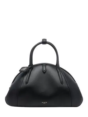 Alaïa Calfskin Top Handle Bag With Coin Purse - Black