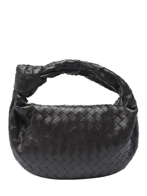 BOTTEGA VENETA BOTTEGA VENETA Small Jodie Woven Lamb Leather Top Handle Bag