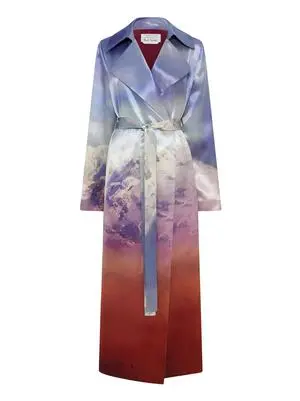 Gabriela Hearst X Paul Smith Lyra Silk Trench Coat - Print