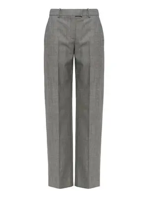 Alexander McQueen Wool Trousers - Grey