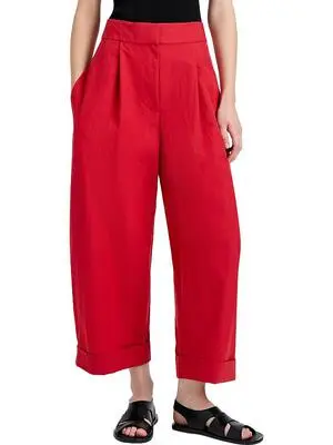 Proenza Schouler White Label Pleated Trousers - Brick