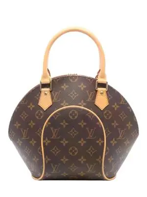 LOUIS VUITTON Ellipse Pm Monogram Canvas Leather Tote Bag - Brown