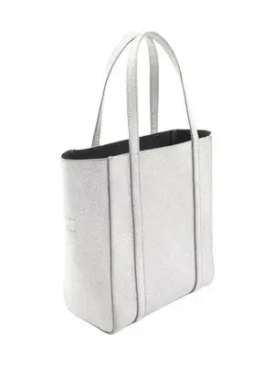 Balenciaga 2000s Everyday Leather Tote Bag - Silver