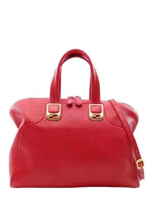 Fendi Fendi Chameleon Tote Bag Red