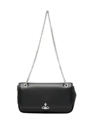VIVIENNE WESTWOOD Chain Crossbody Bag - Black