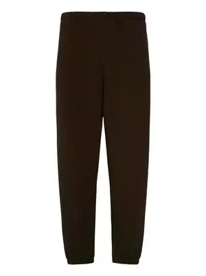 Calvin Klein Logo-print Elasticated-waist Track Pants - Brown