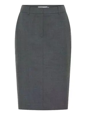 Anna Quan Rachelle Layered Midi Skirt - Grey