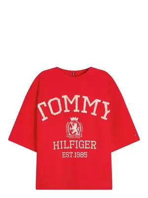 Tommy Hilfiger Crest Logo T-shirt - Red