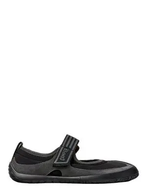 Camper Peu Path Touch-strap Ballet Flats - Black