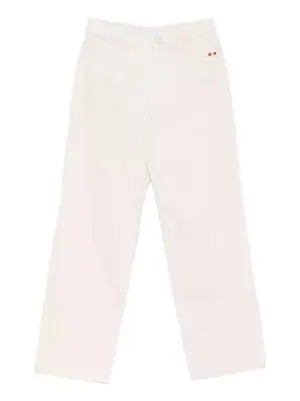 AMISH SUPPLIES Zip-up Straight-leg Jeans - Neutrals