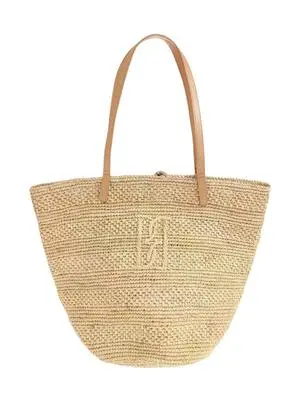 BY MALENE BIRGER By Malene Birger Mirabell Woven Shoulder Bag Neutrals