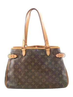 LOUIS VUITTON Monogram Batignolles Horizontal Shoulder Bag - Brown