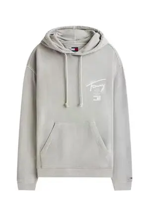 TOMMY HILFIGER Washed Hoodie With Signature Logo