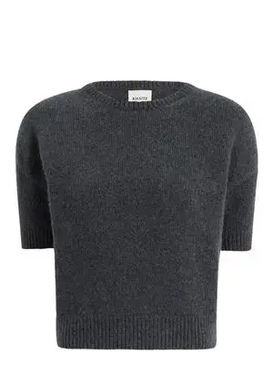 Khaite Golden Cashmere Sweater - Grey