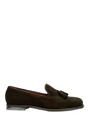 Alden Tassel Detail Leather Loafers - Brown