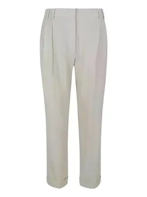 Brunello Cucinelli Pleated Tailored Trousers - Neutrals