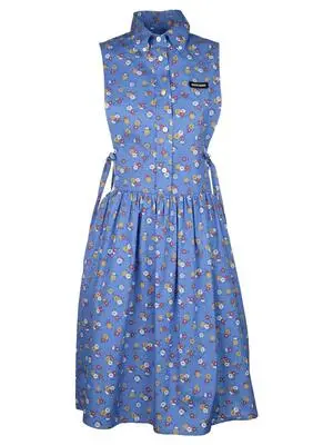 Miu Miu Floral Print Shirt Dress - Multicolor