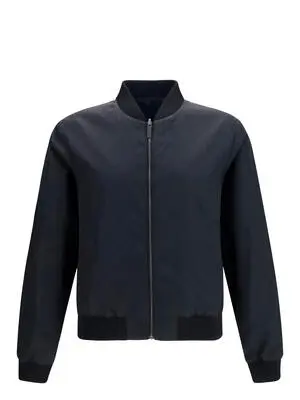 Gucci Reversible Zip Jacket In Silk Faille - Black