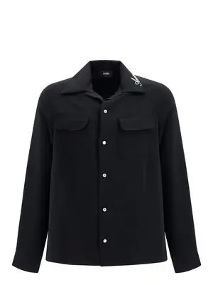 Amiri Rounded Pocket Shirt - Black