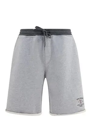 Brunello Cucinelli Cotton Drawstring Shorts - Gray