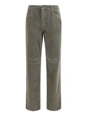 Brunello Cucinelli Corduroy Tailored Pants - Green