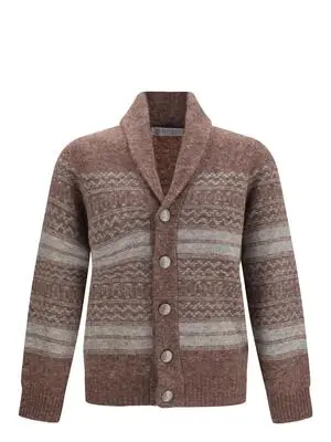 BRUNELLO CUCINELLI Brunello Cucinelli "Ethnic Pattern" Cardigan