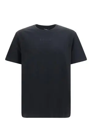 Balmain Embroidered Logo T-shirt - Black