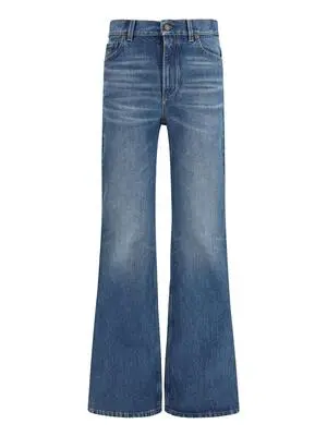 CHLOÉ Chloé Organic Cotton Denim Flared Jeans