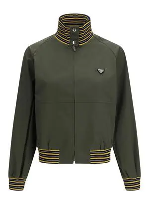 Prada Technical Canvas Blouson - Green