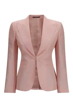 Gucci Silk Faille Jacket - Pink