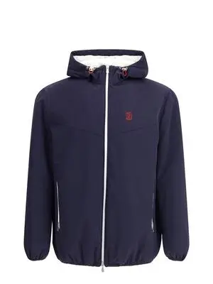 Brunello Cucinelli Waterproof Hooded Jacket - Blue