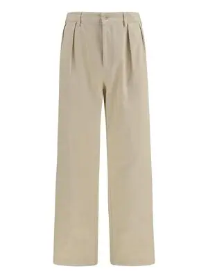 Prada PRADA Straight-Leg Cotton Pants Multicolor