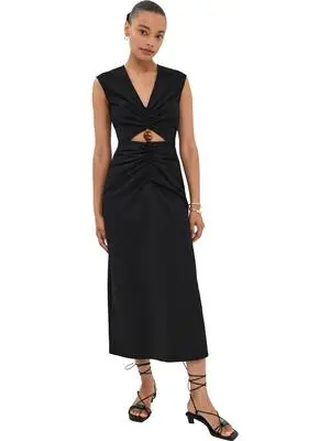 Veronica Beard Marisabel Midi Dress - Black