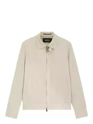 BOSS BOSS Zip-Up Linen Jacket
