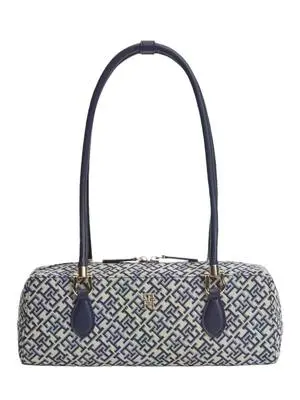 Tommy Hilfiger Monogram Pattern Shoulder Bag - Blue