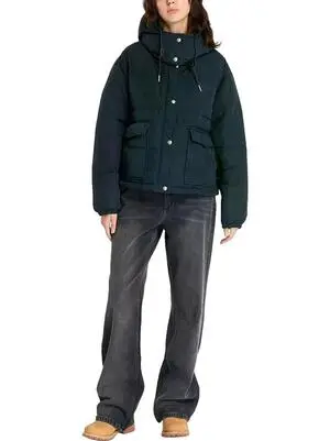 LEEM Padded Hooded Jacket - Blue