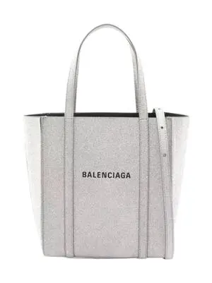 Balenciaga 2000s Everyday Leather Tote Bag - Silver