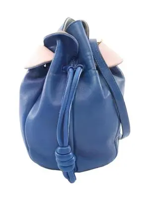 Loewe Micro Flamenco Bucket Bag - Blue