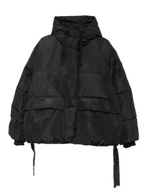 SERGIO MORETTI FIRENZE Hooded Padded Jacket - Black
