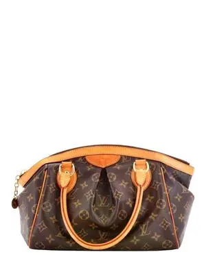 LOUIS VUITTON Tivoli Pm Satchel Monogram Canvas Handbag - Brown