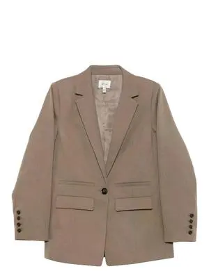 GESTUZ Single-breasted Blazer - Neutrals