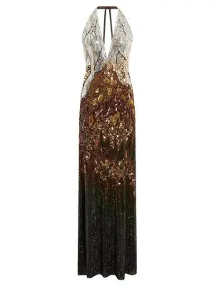 JENNY PACKHAM Jenny Packham Wild Rose Embellished Dress