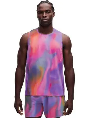 Lululemon Fast And Free Singlet Performance Knit, Quick-drying - Speed Glow Multi