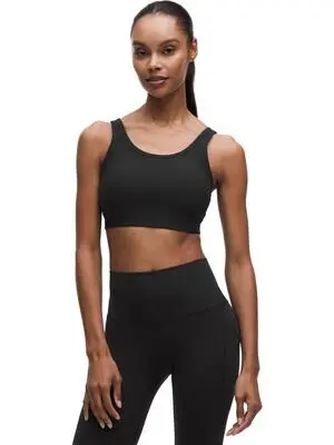 Lululemon Nulu Ribbed Scoopneck Bra - Black