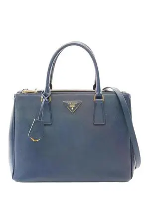 Prada Galleria Saffiano Leather Tote Bag - Blue