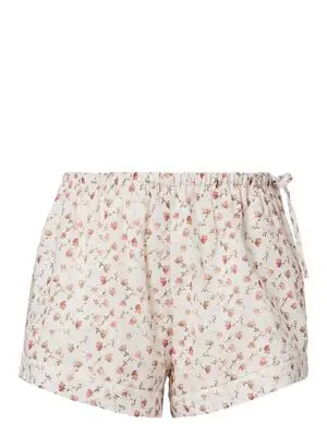 Posse Posse Charlotte Floral Cotton Shorts Multicoloured
