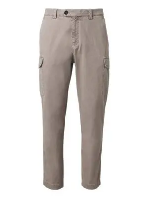 Brunello Cucinelli Cotton Cargo Pants - Grey