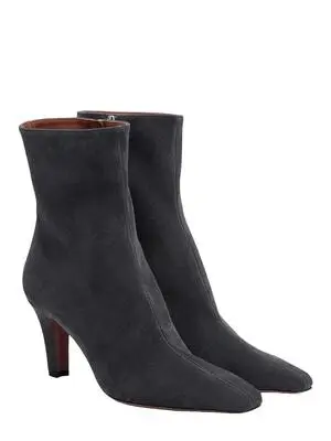 Paris Texas Paris Texas Belle Suede Ankle Boots Grey