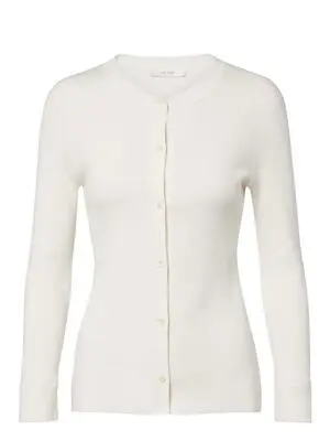THE ROW Okino Cotton And Silk Cardigan - White